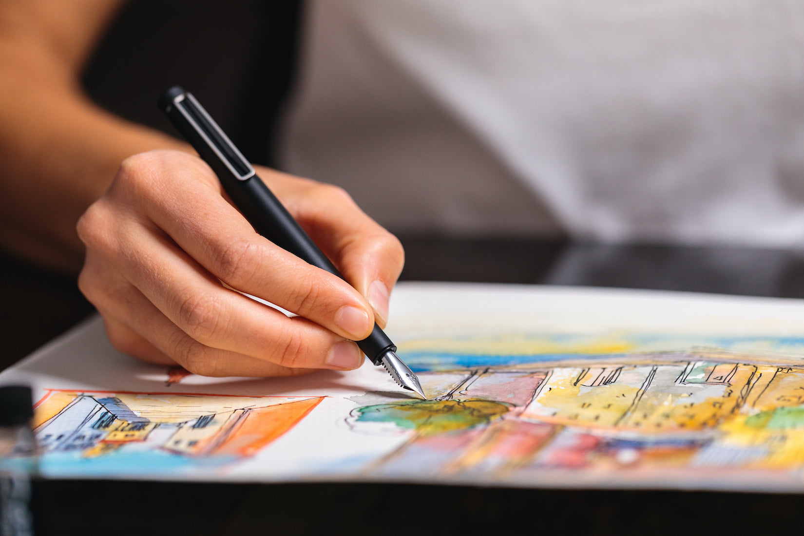 Indigraph (India Ink) Fountain Pen - Calligraphy 1.4 Nib – Osprey Pens